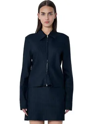 Our Legacy Slim Zip Shirt - Black