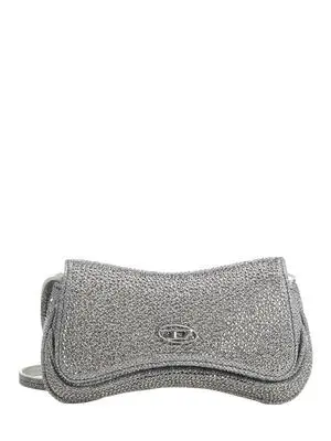 DIESEL® Mini Crossbody Play Bag With Rhinestones - Blue