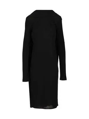 TOTEME Cocoon Scarf Dress - Black