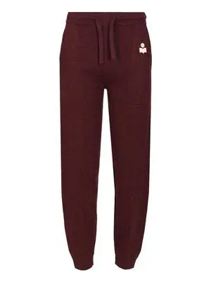 Isabel Marant Étoile Relaxed Fit Track Pants With Embroidered Logo - Multicolor