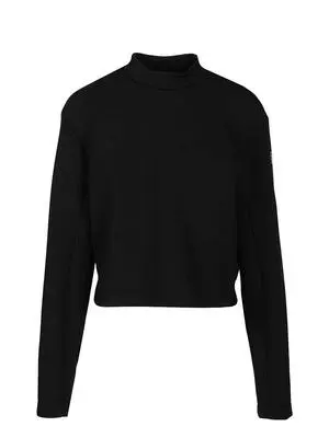 Moncler X Ee72 Edward Enninful Cropped Sweatshirt - Black