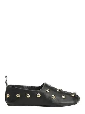 Chloé Rita Studded Leather Ballet Flats - Black