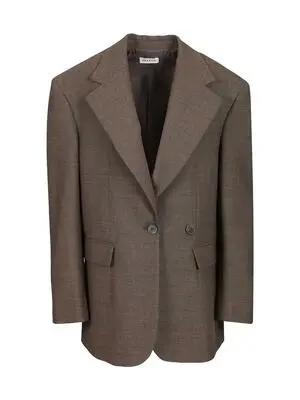 P.a.r.o.s.h Tailored Oversized Jacket - Gray
