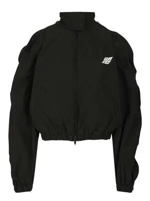 Alexander Wang Oversized Tracksuit Jacket With Reflective Logo - Black