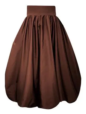FROCK TALES Enoki Puffball Skirt - Brown