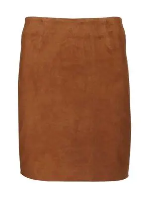 ROTATE BY BIRGER CHRISTENSEN ROTATE Suede Mini Skirt