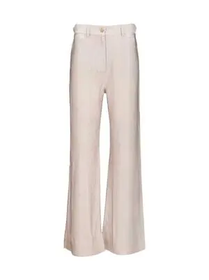 Acne Studios Patterned Twill Trousers - White