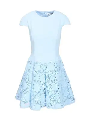 SELF-PORTRAIT Lace Mini Dress - Blue