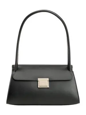 AMI Paris Small Mimi Leather Bag - Black