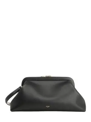 Celine Doctor Pouch In Soft Leather - Black