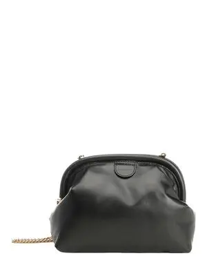 Stella McCartney Falabella Soft Clutch With Chain Strap - Black