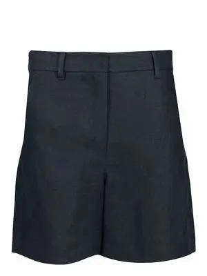 Max Mara Party Linen Shorts - Blue