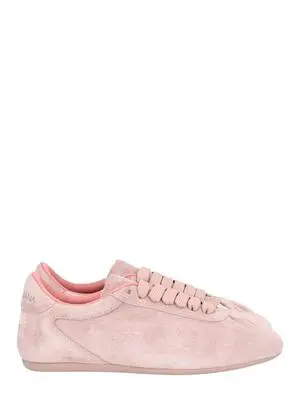 Dolce & Gabbana Ballet Sneaker In Suede - Multicolor