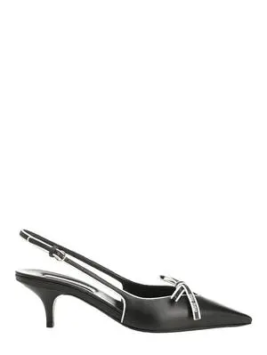 Miu Miu Nappa Slingback Décollet - Black