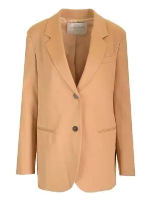 FORTE_FORTE Viscose Wool Blend Jacket - Cream