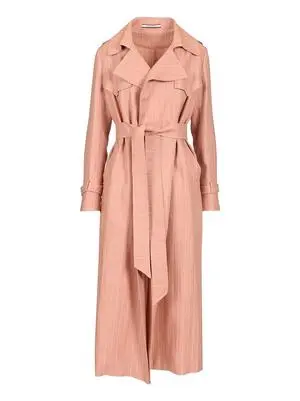 Tagliatore Carola Long Trench Coat Multicolor