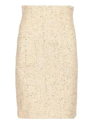 Tagliatore Nell" Midi Skirt With Sequins - Cream