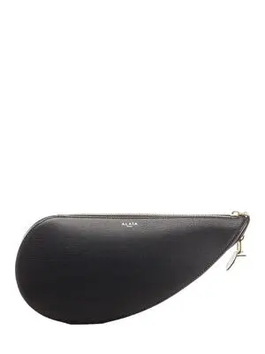 Alaïa Le Demi-coeur Half-heart Shaped Handbag - Black