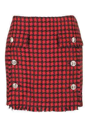 VERSACE Tweed Mini Skirt