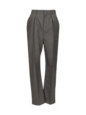 LEMAIRE Soft Trousers In Tropical Wool - Gray