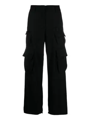 Off-White Toybox" Wool Cargo Pants - Black