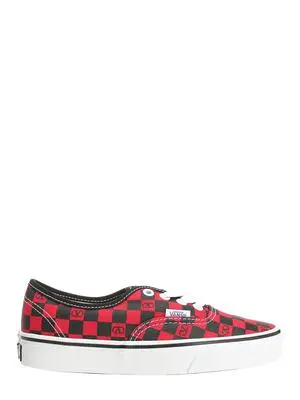 Valentino Garavani X Vans Low-top Sneakers With Vlogo Checkerboard Print - Red