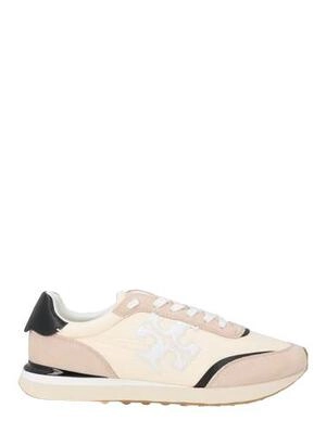 Tory Burch Low-top Sneakers In Leather And Nylon - White