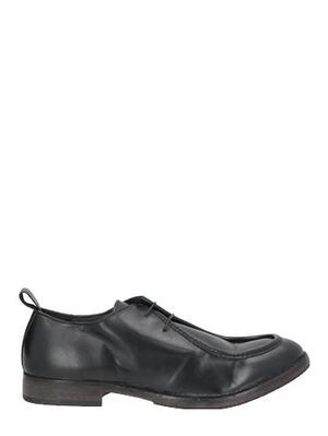 Moma Calfskin Lace-up Shoes - Black