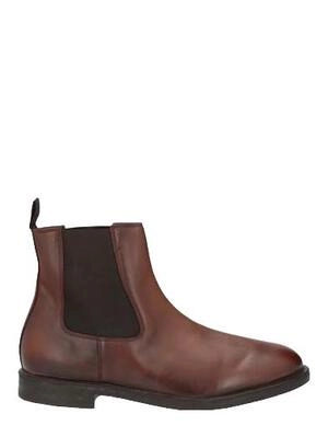 Moma Calfskin Ankle Boots - Brown