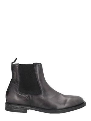 Moma Calfskin Ankle Boots - Grey