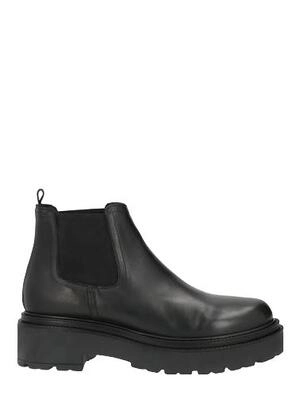 FABRIZIO CHINI Calfskin Chelsea Boots - Black
