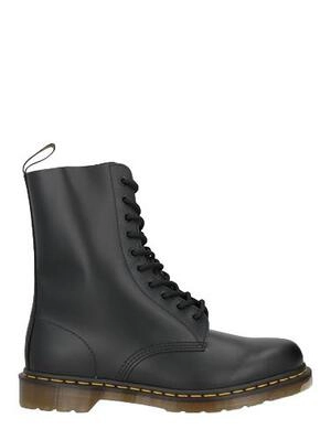 Dr. Martens 1490 Smooth Leather Lace-up Boots - Black