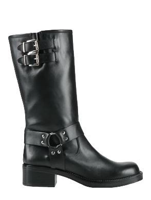 DINO DRAGHI Leather Boots - Black