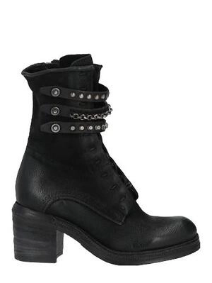 A.S.98 A.S.98 Leather Ankle Boots With Embellishments
