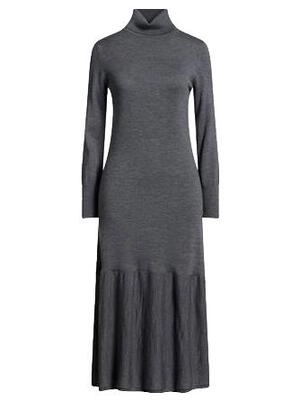 DRUMOHR Merino Wool Midi Dress - Grey