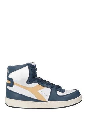 DIADORA High-top Sneakers In Leather - Blue