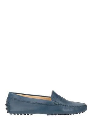 TOD'S Leather Driving Loafers - Blue