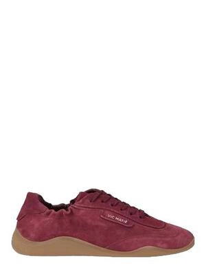 VIC MATIE Low-top Suede Sneakers - Red