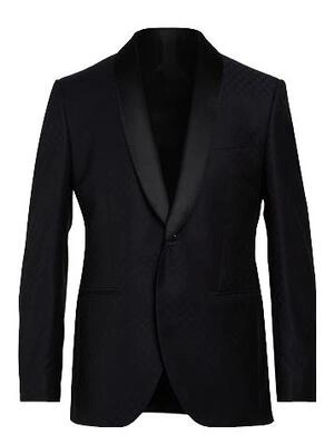 LUIGI BIANCHI MANTOVA Blazer Size Wool - Midnight Blue