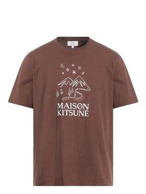 Maison Kitsuné T-shirt Chocolate Size Cotton - Brown