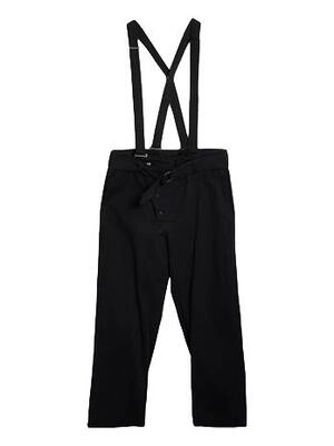 Emporio Armani Cotton Elastane Twill Pants - Black
