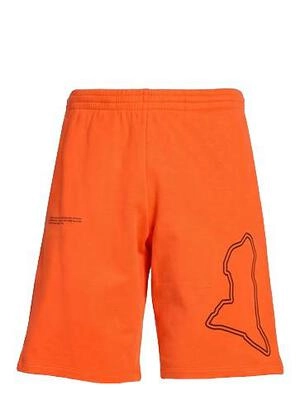 PANGAIA Organic Cotton French Terry Shorts - Orange