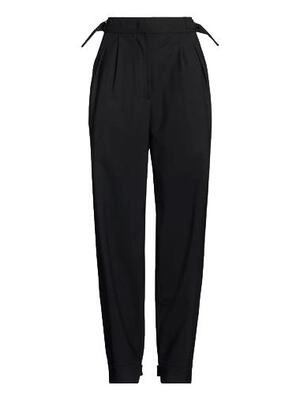 DRUMOHR Virgin Wool Blend Tapered Pants - Black