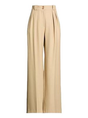 INES DE LA FRESSANGE PARIS Inès De La Fressange Paris Wide-leg Twill Pants - Beige