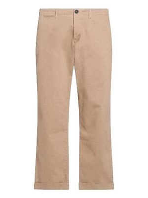 CLARK Pants Size Cotton, Elastane - Beige