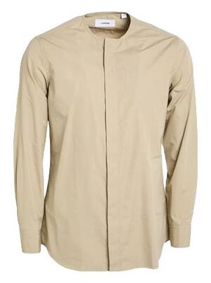 LARDINI Shirt Size Cotton - Sand