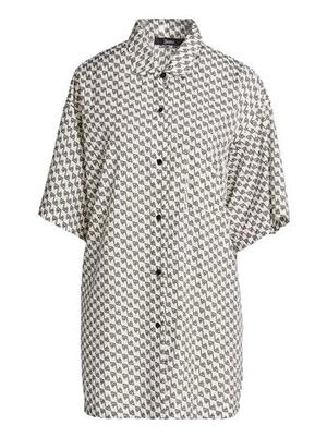 Herno Polyamide Oversized Shirt - White
