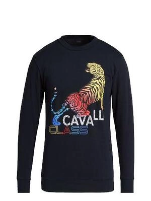 Roberto Cavalli Sweatshirt Midnight Size Cotton, Polyester - Blue