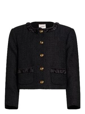 Sandro Jacket Size Polyester - Black