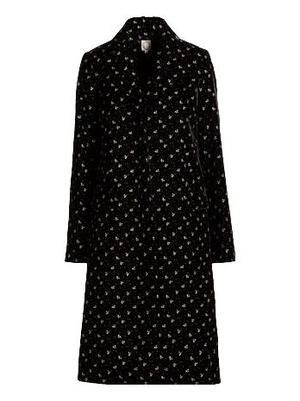 INES DE LA FRESSANGE PARIS Coat Size Polyester - Black